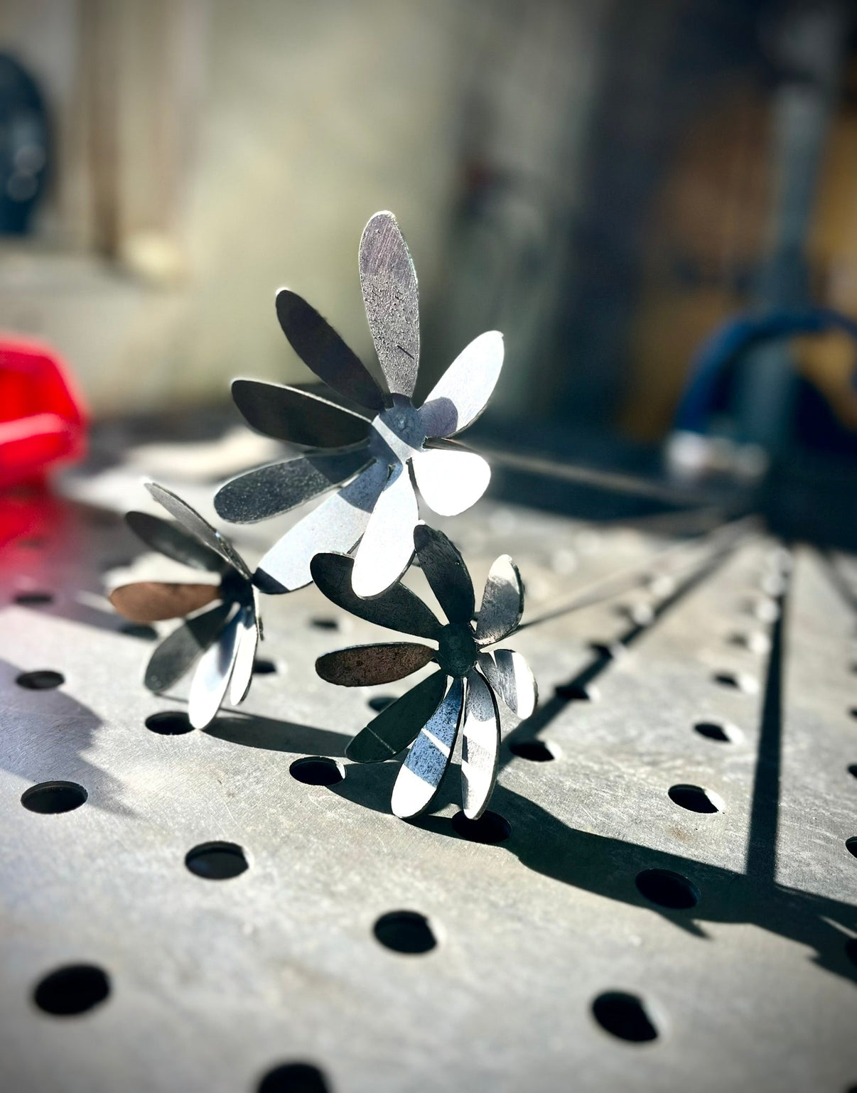 3-Pack Metal Daisy Flowers – Northern Forge, LLC