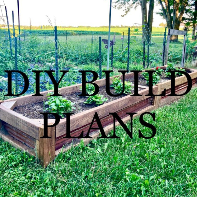 Corrugated Raised Planter Box DIY Build Plans, Shallow Flower Bed ...