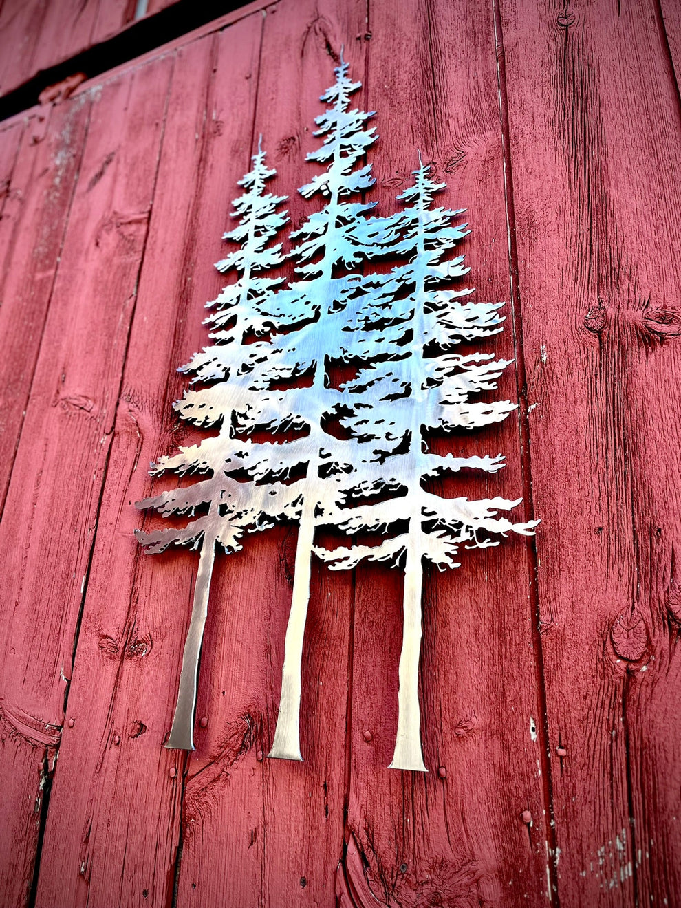 Fir Tree Trio Metal Wall Art – Northern Forge, LLC