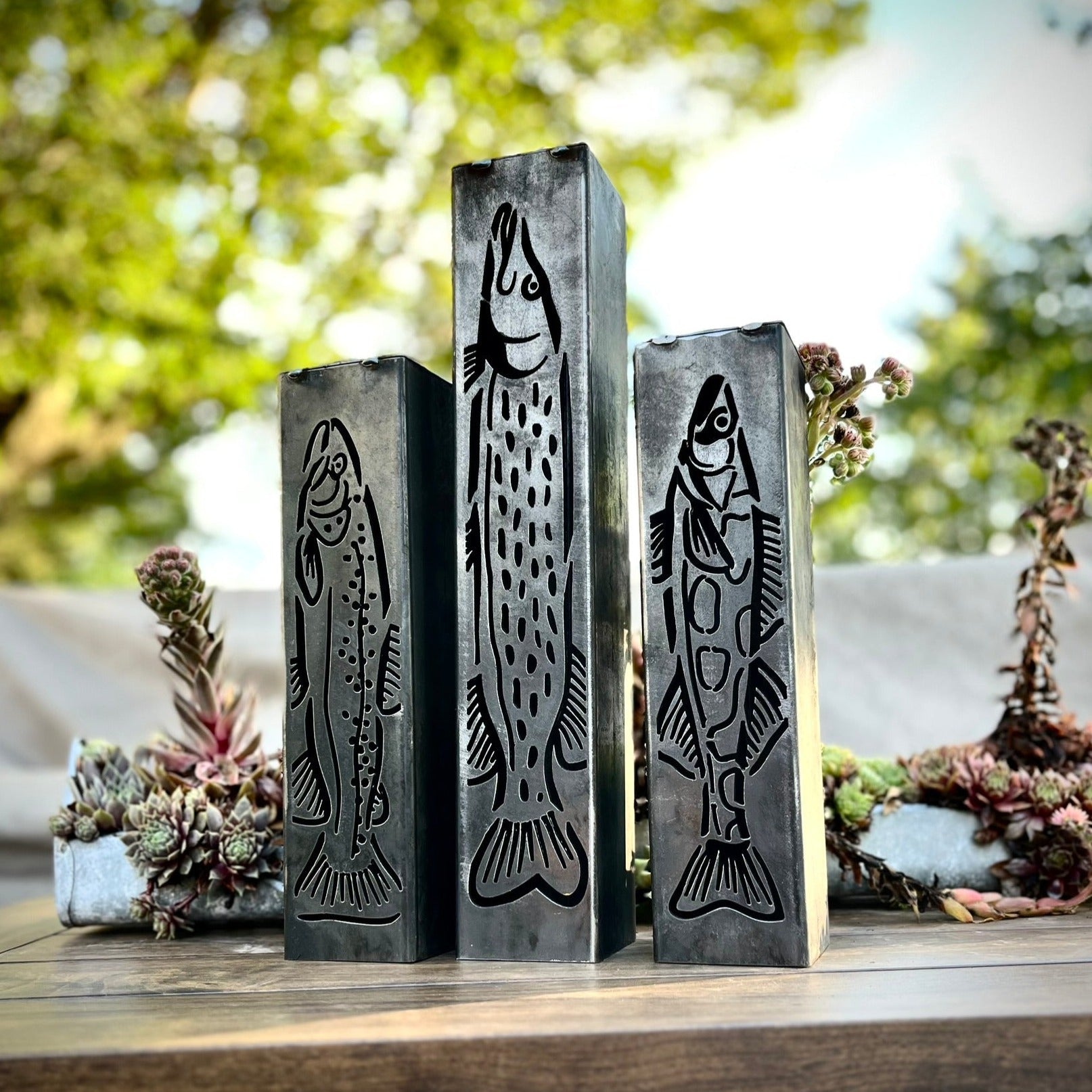 Gone Fishing Solar Lights | Freshwater Fish Pack – Northern Forge, LLC