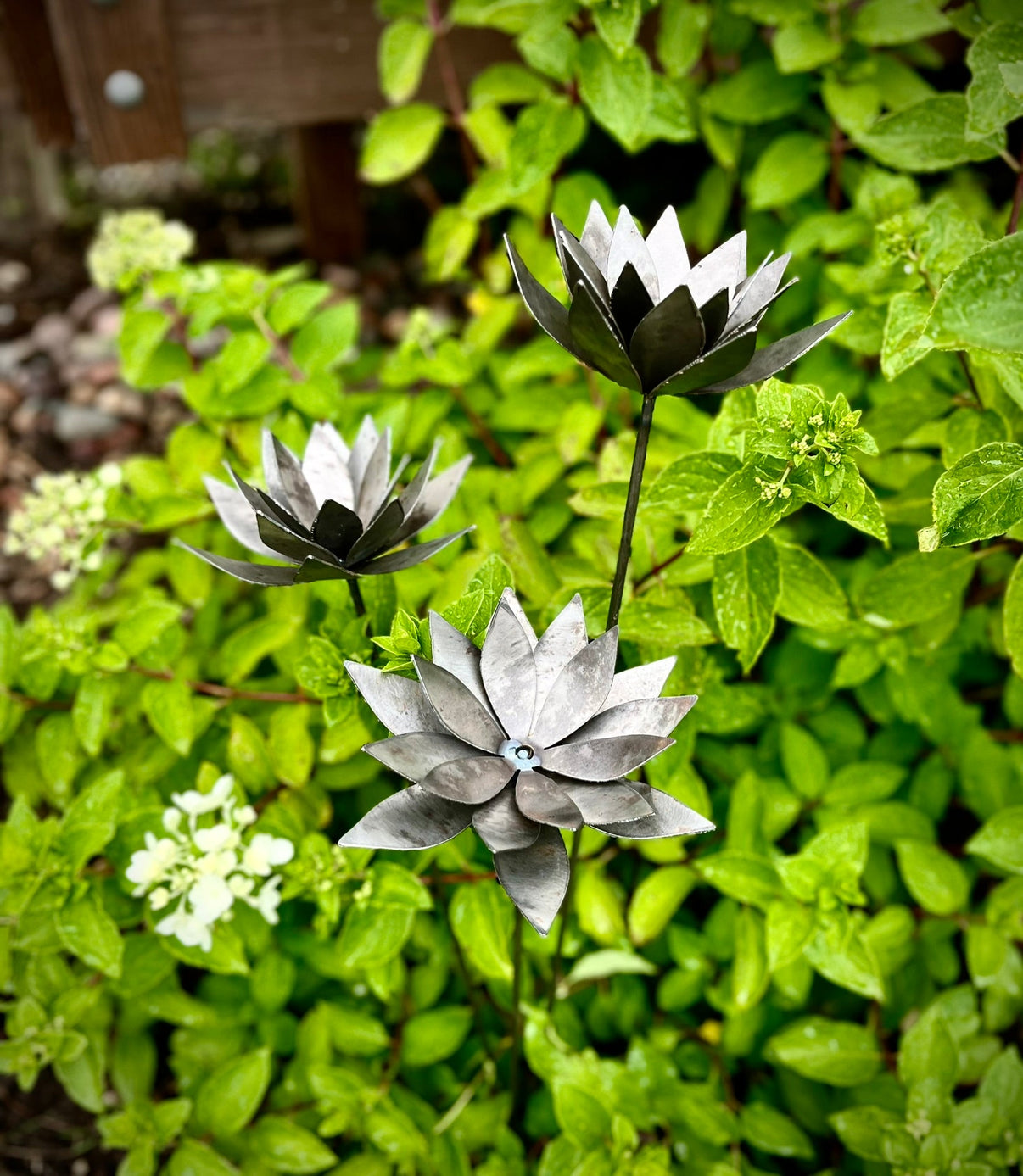 Metal Lotus Flowers – Northern Forge, LLC