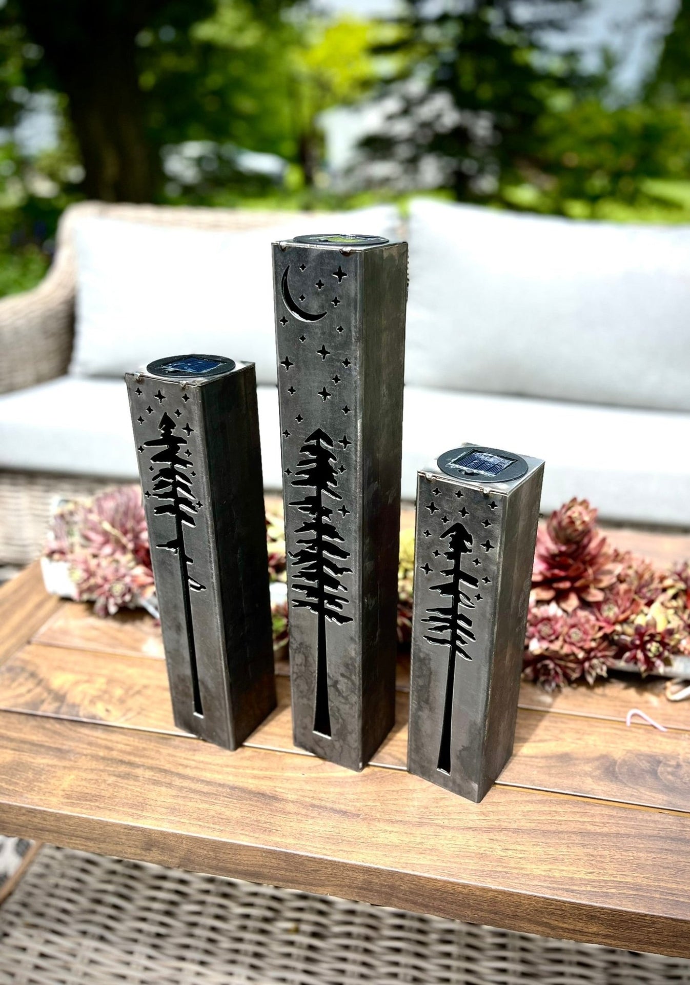 USA Made Pine Tree Solar Lights | 12-inch, 14-inch, 16-inch – Northern ...