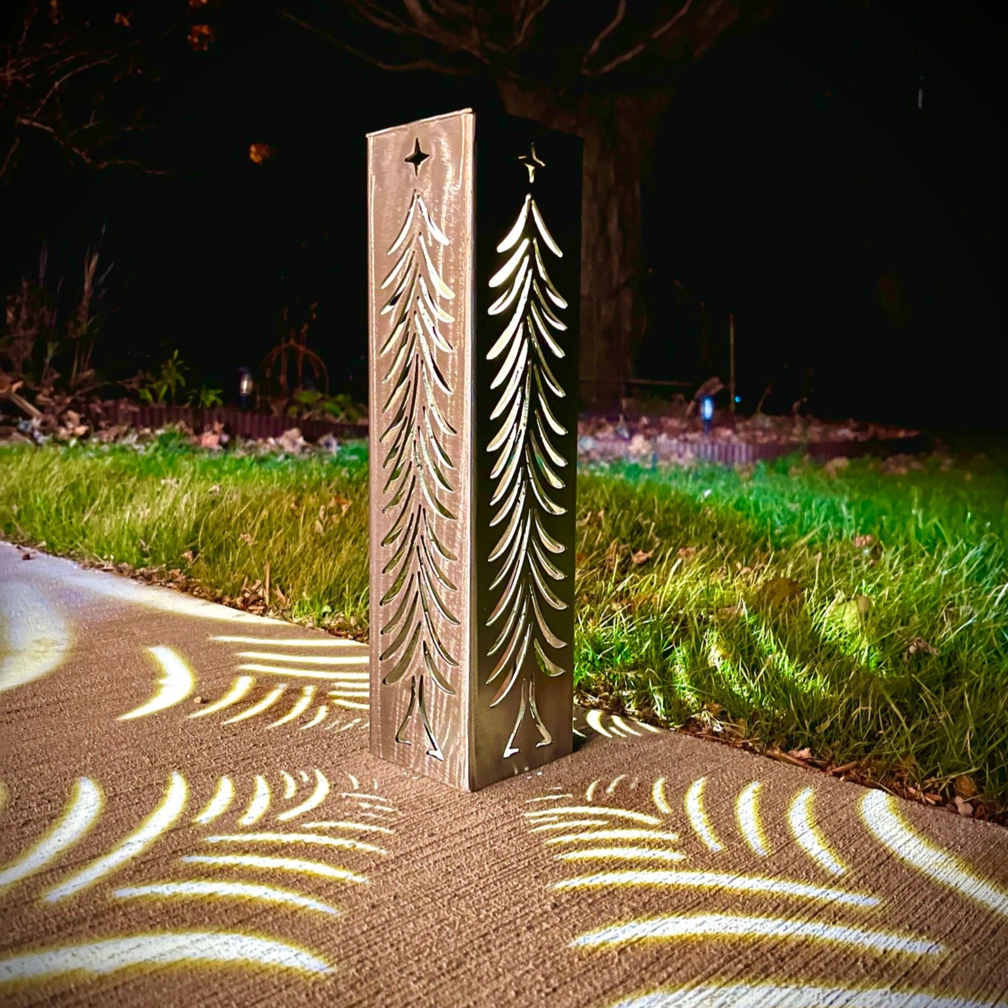 Christmas Tree Solar Tube Light - Steel – Northern Forge, LLC