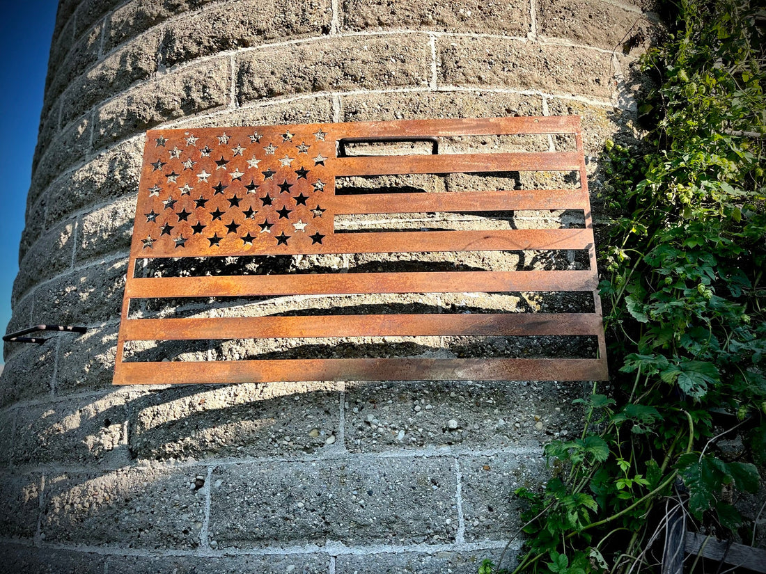 Rusty American Flag – Northern Forge, LLC