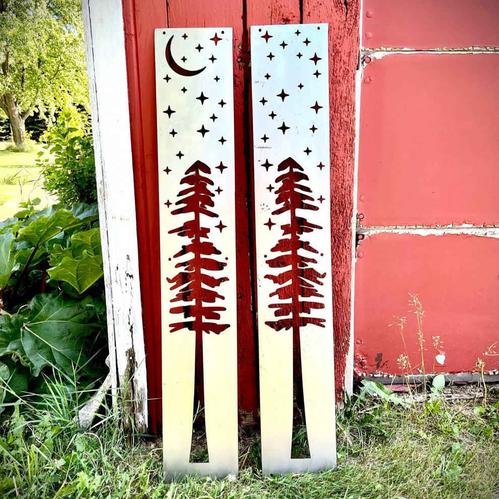 Starry Night Pine Tree Panels – Northern Forge, LLC