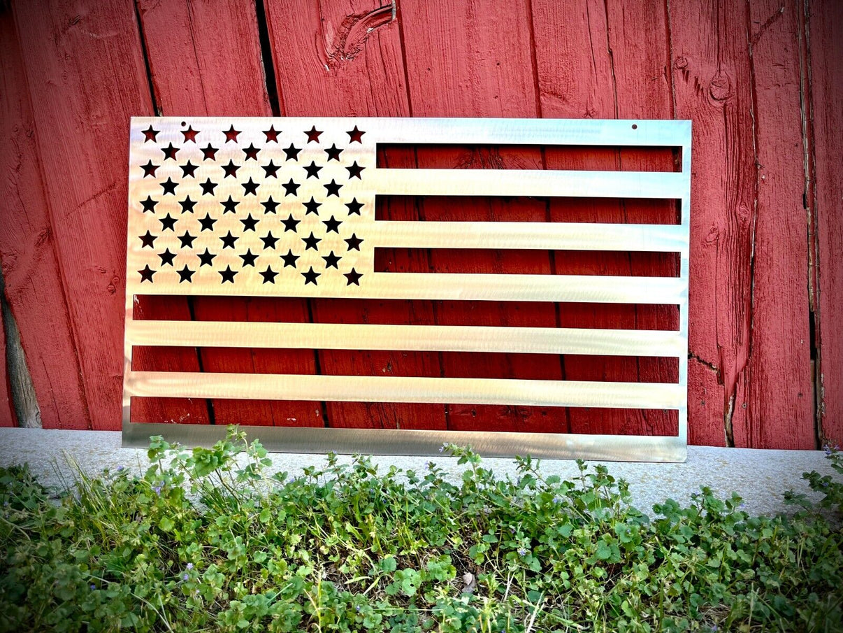 Steel American Flag – Northern Forge, LLC