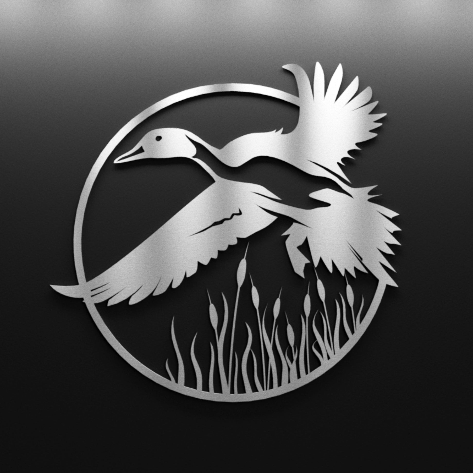 Steel Pintail Duck w/ Marsh Grass – Northern Forge, LLC